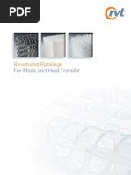 Sulzer Structured Packings PDF | PDF | Distillation | Stainless Steel