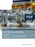 Technical Info Package SGT 800 | PDF | Power Station | Gas Turbine