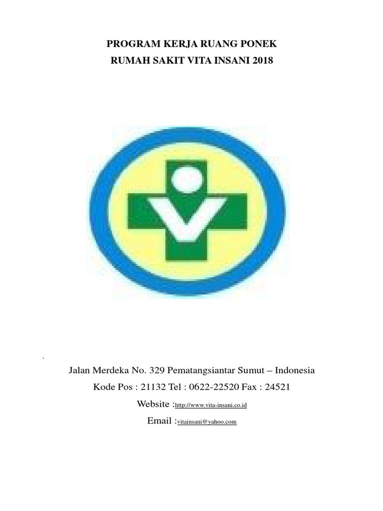 Program Kerja Ruang Ponek Jadi | PDF