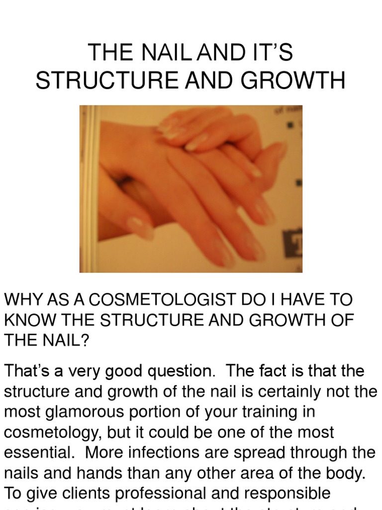 Understanding Nail Structure for Cosmetology | PDF | Nail (Anatomy ...