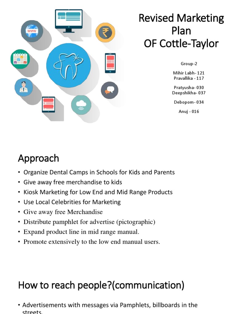 Cottle-Taylor Revised Marketing Plan | PDF