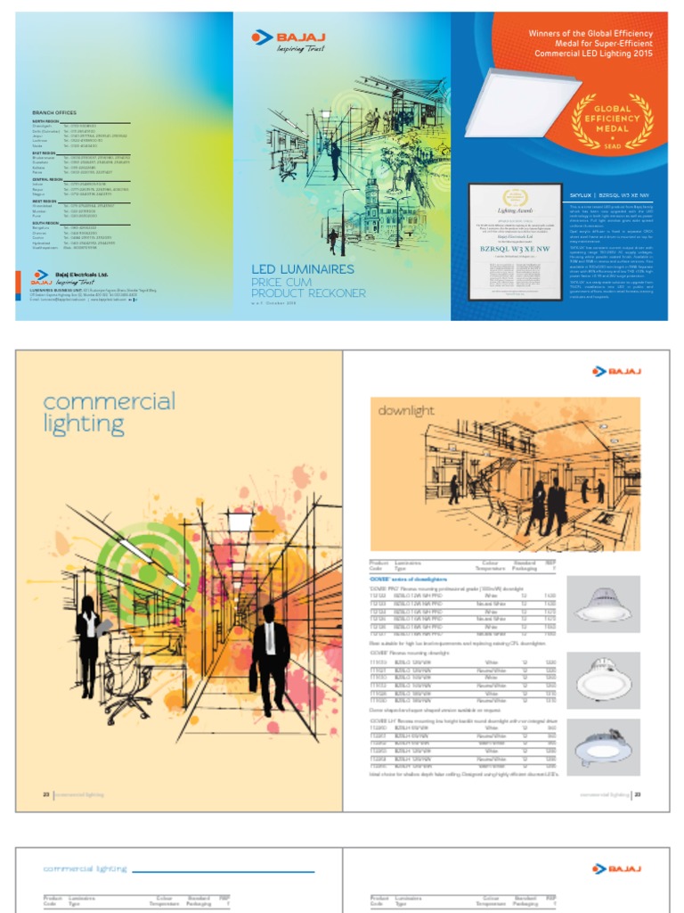 LED Lum Price List DT 28 Sept 2016 | PDF | Lighting | Light Emitting Diode