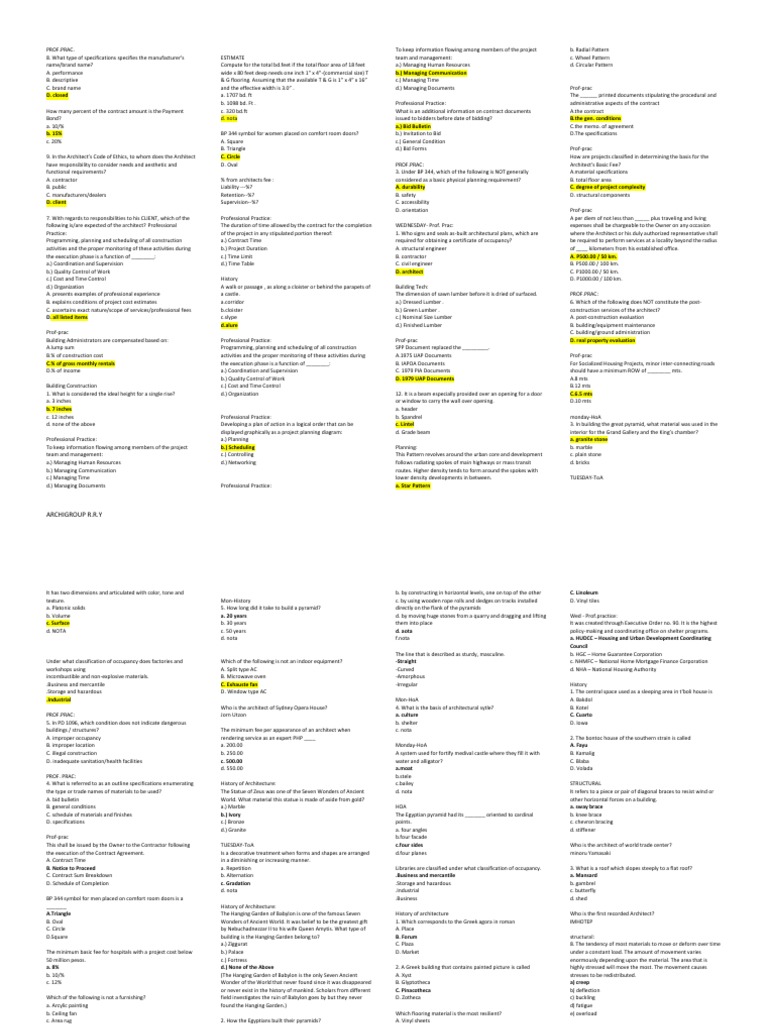 Sample Ale Exam | PDF | Truss | Economic Sectors