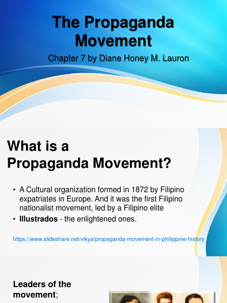 The Propaganda Movement: Chapter 7 by Diane Honey M. Lauron | PDF ...