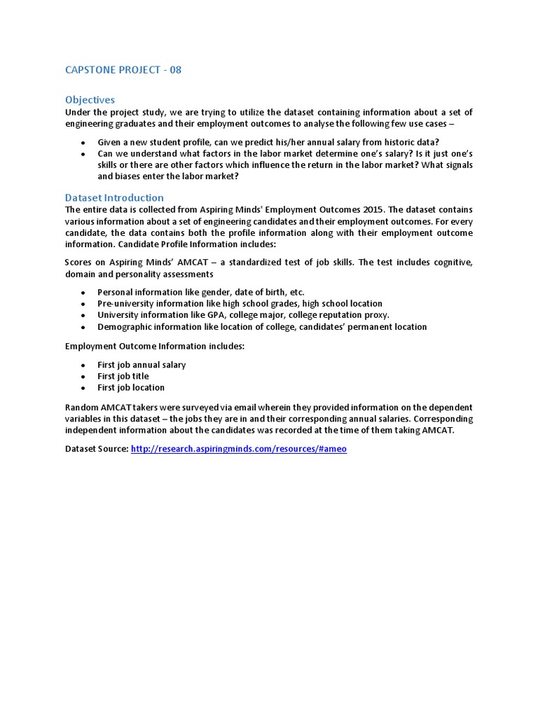 Capstone Project | PDF