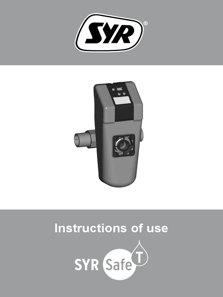 Safe-T - PROT-150-001 p1-2 | PDF | Valve | Equipment