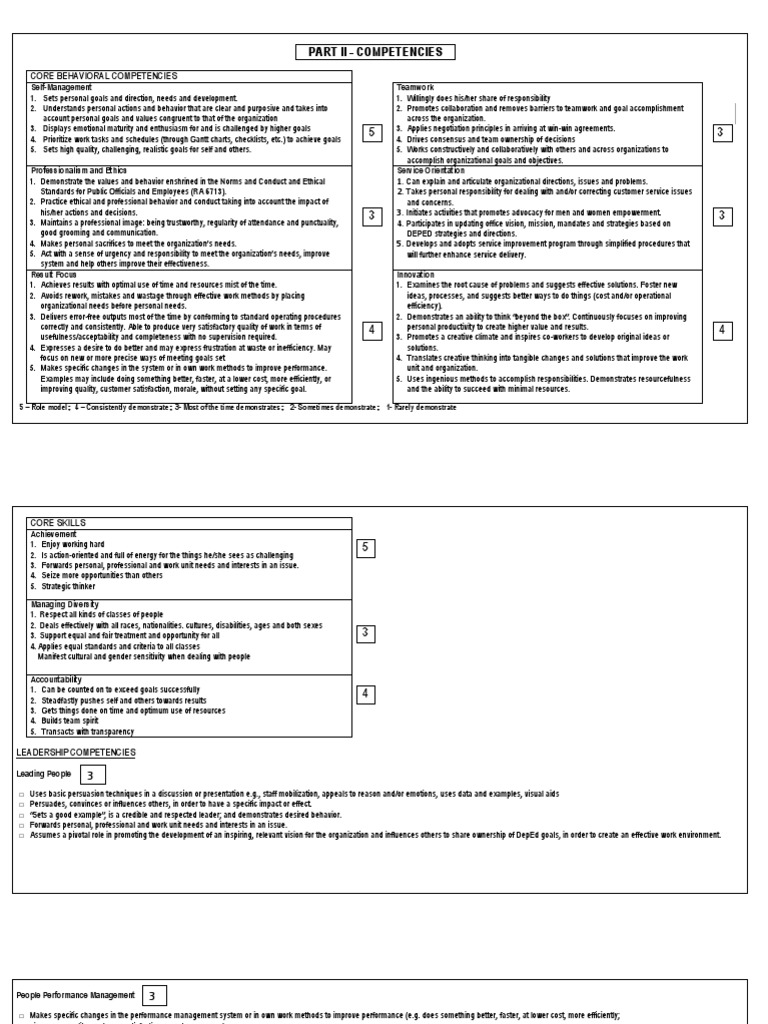 IPCRF Part II IV Rosemay | PDF | Educational Technology | Goal