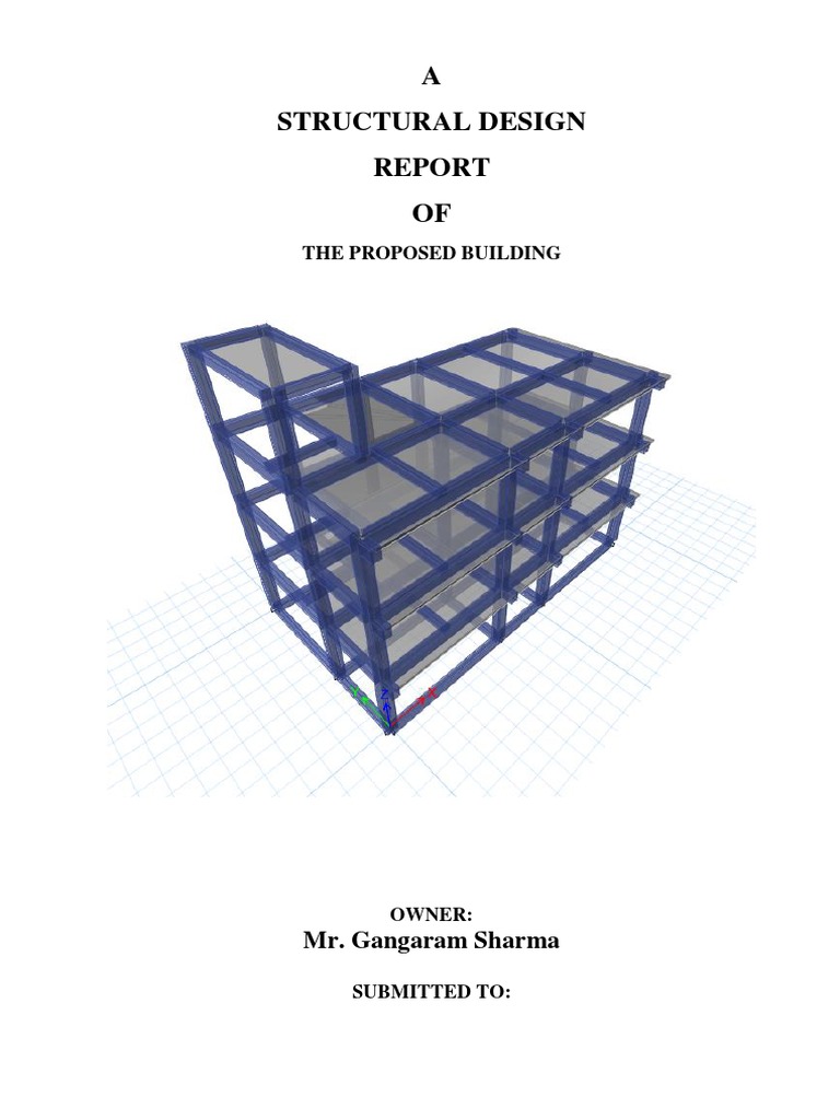 Comm BLDG Report | PDF | Beam (Structure) | Finite Element Method