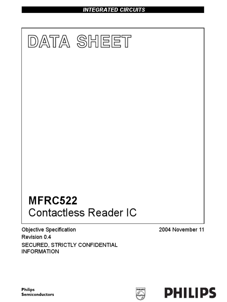 rc522完整资料 | PDF