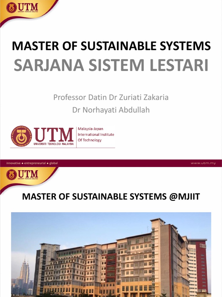 Masters in Sustainable System 2016 | PDF | Sustainability | Curriculum