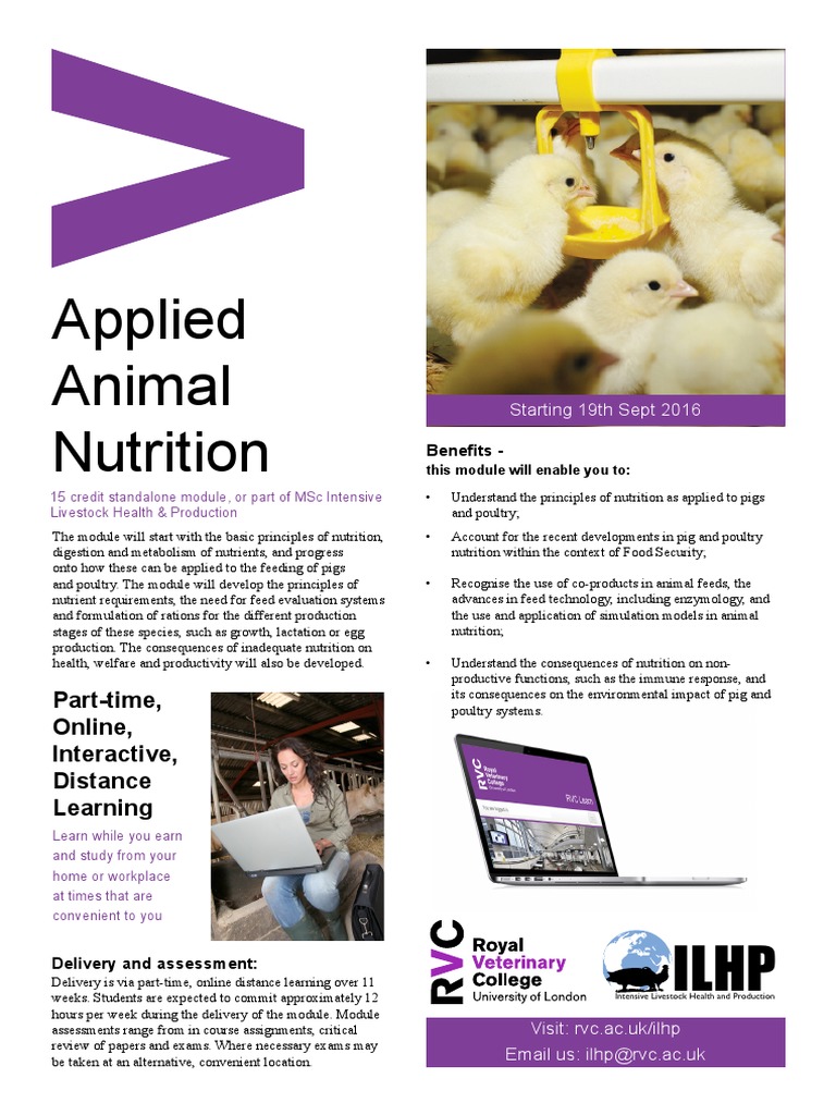 Applied Animal Nutrition | Download Free PDF | Nutrition | Diet & Nutrition