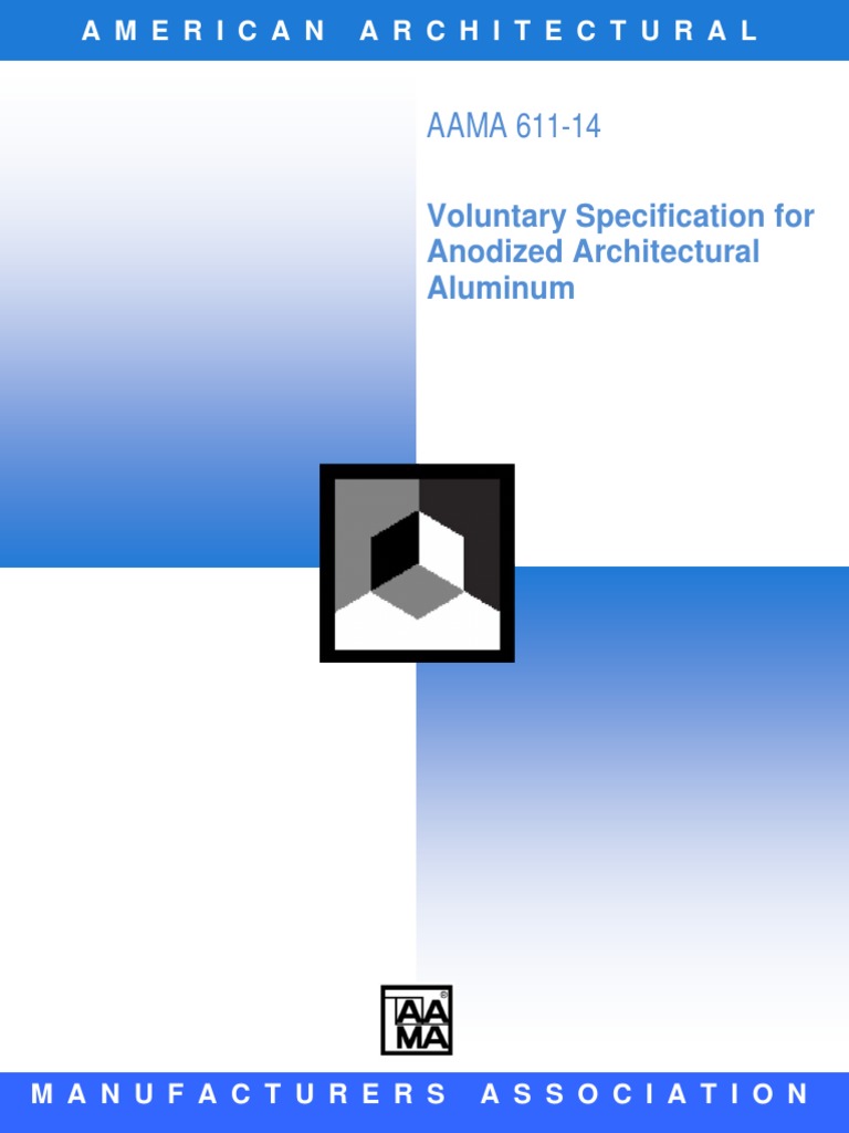 Spec Aama 611-14 | PDF | Specification (Technical Standard) | Aluminium
