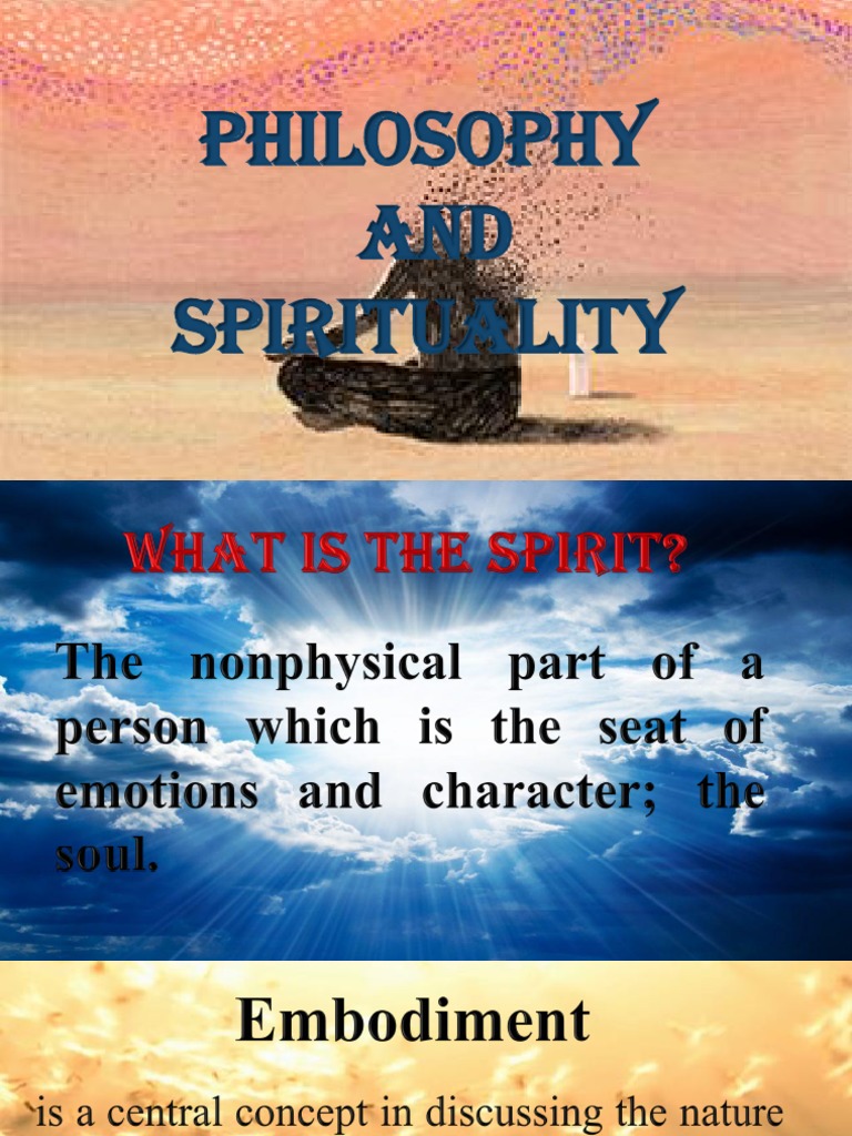 Philosophy AND Spirituality | PDF | Transcendence (Philosophy) | Soul