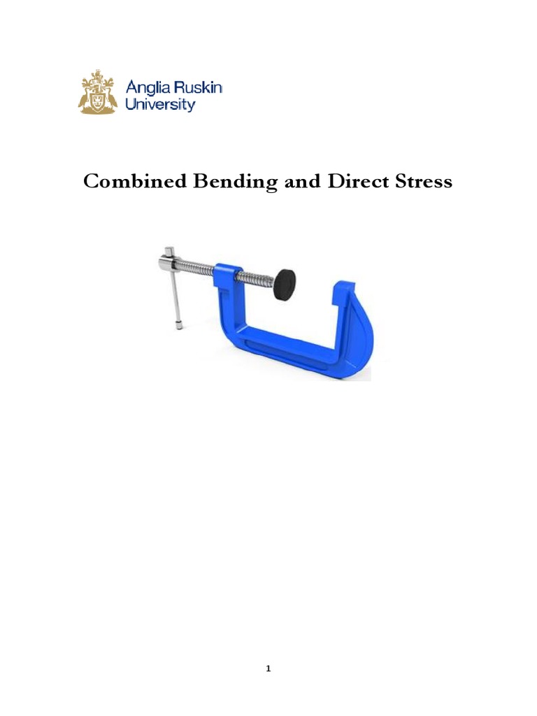 Combined Bending and Direct Stress | PDF | Bending | Column