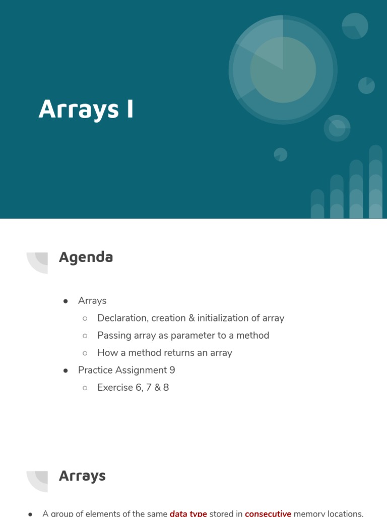 T9 Arrays I | PDF | Array Data Structure | C (Programming Language)