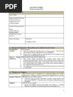 Inception Report Template For Research, Evaluation or Assessment | PDF ...