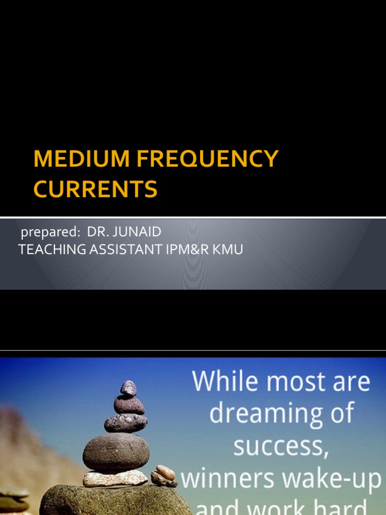 Medium Frequency Currents | PDF | Electric Current | Frequency