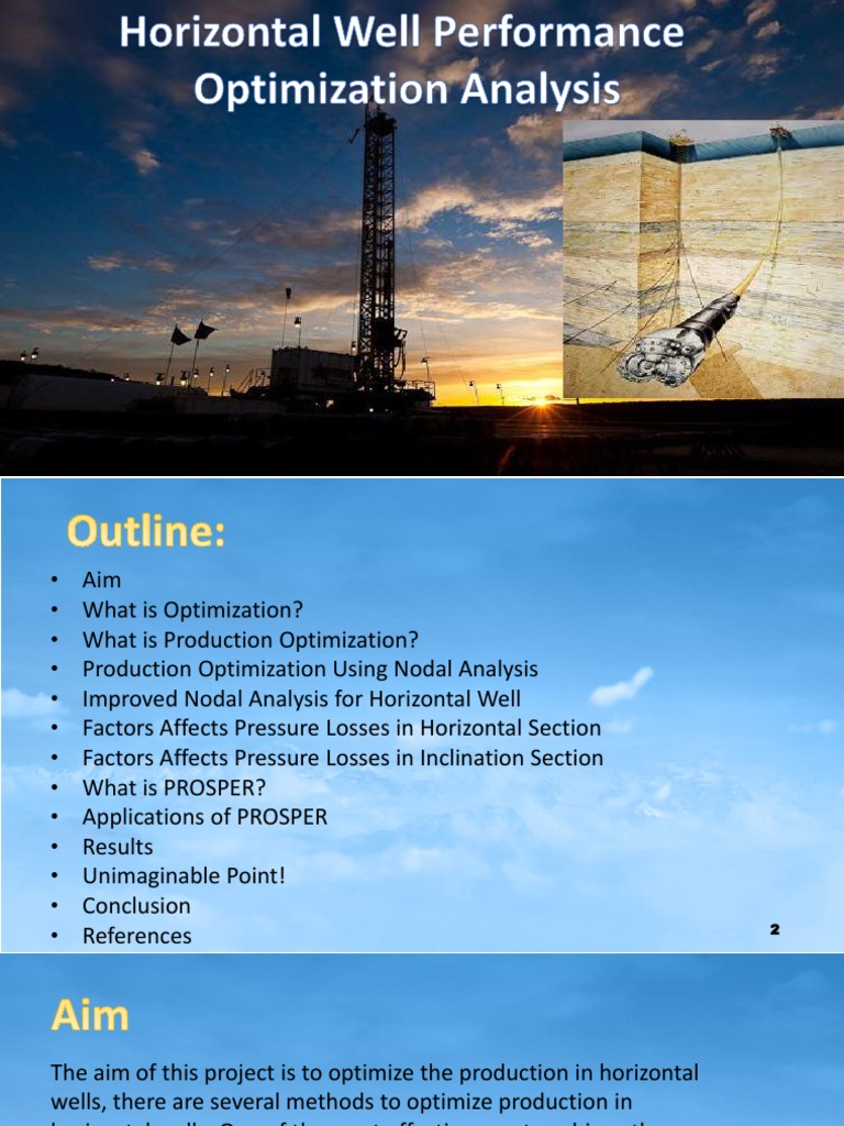 Horizontal Well Production Optimization | PDF | Petroleum Reservoir ...