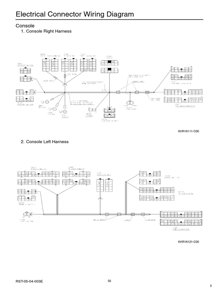 Electrical Connector Wiring Diagram | PDF | Manufactured Goods ...