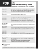 National Patient Safety Goals (2024) - Joint Commission | PDF | Medical ...