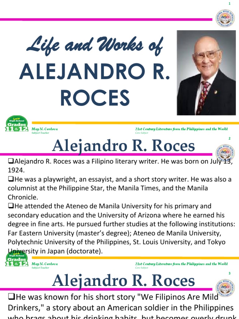 Alejandro Roces | PDF