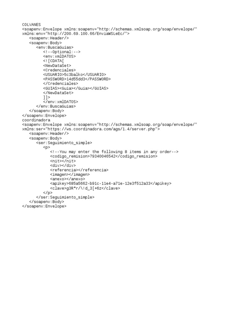 Request for Shipment Tracking Information Using XML SOAP Calls | PDF