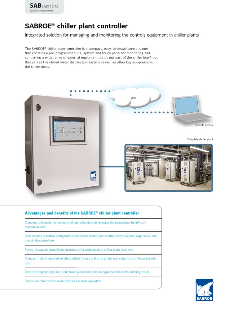 Sabroe Chiller Plant Controller: Contr L Control | PDF | Programmable ...