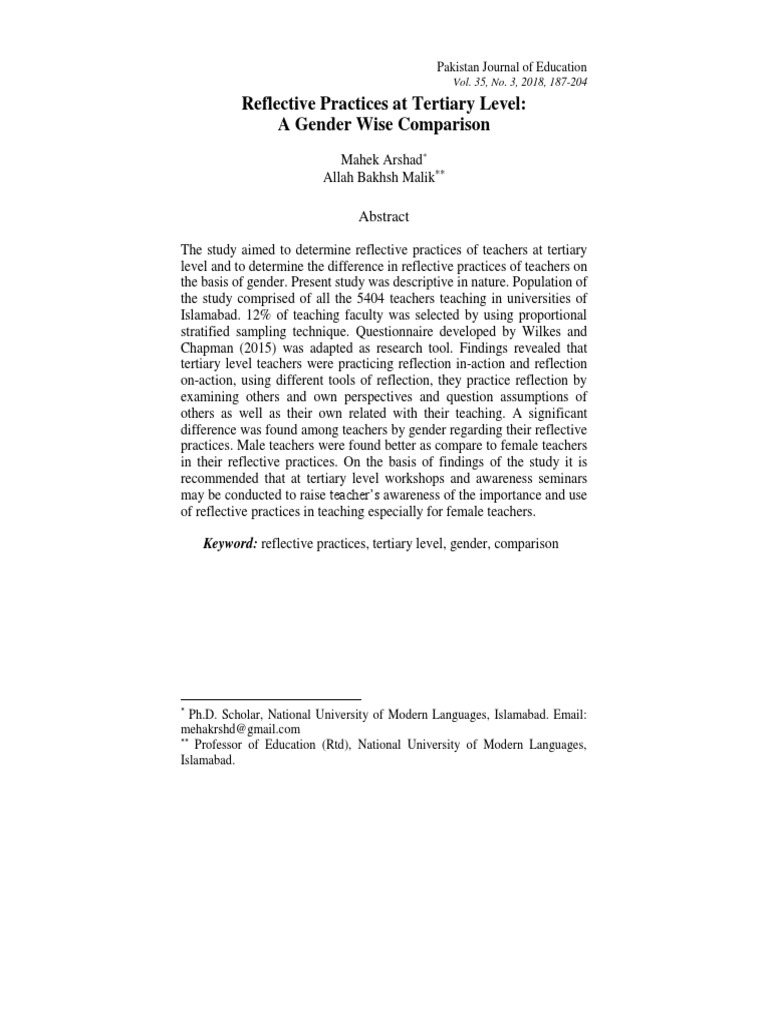 Reflective Practices | PDF | Reflective Practice | Teachers