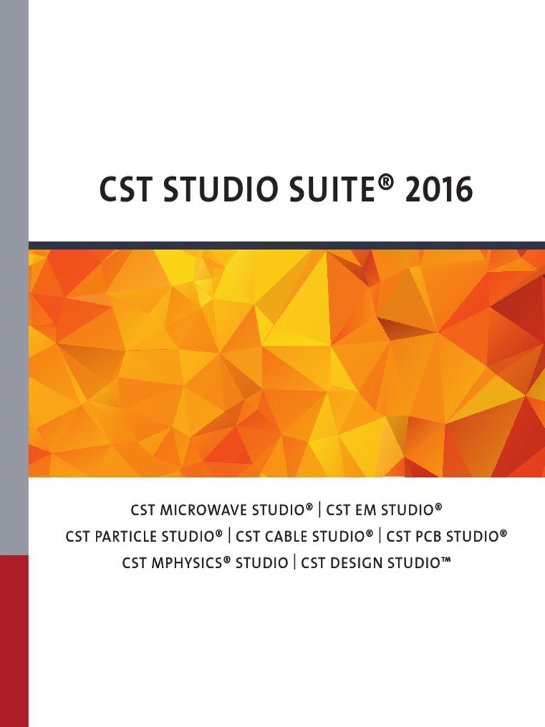 CST Studio Suite 2016 | PDF | Computer Cluster | Simulation