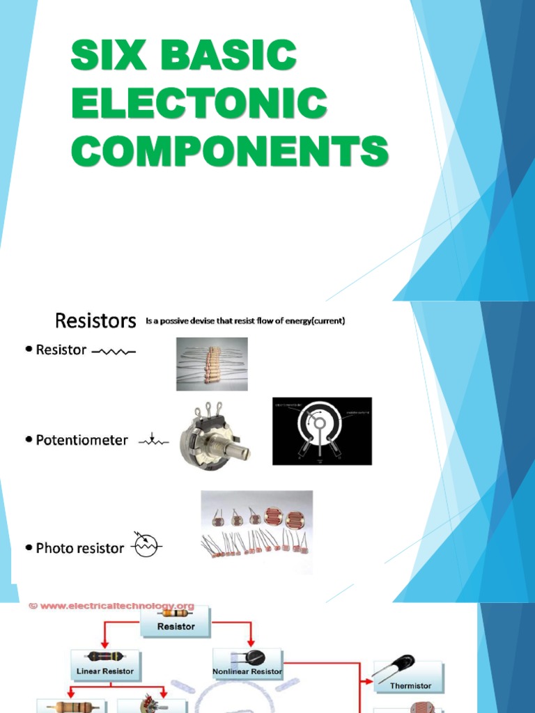 Six Basic Electronic Components | PDF
