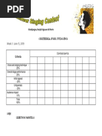 Tabulation Sheet | PDF | Dances | Sports Entertainment
