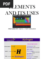 Medical Uses of Periodic Elements | PDF | Chemical Elements | Chlorine