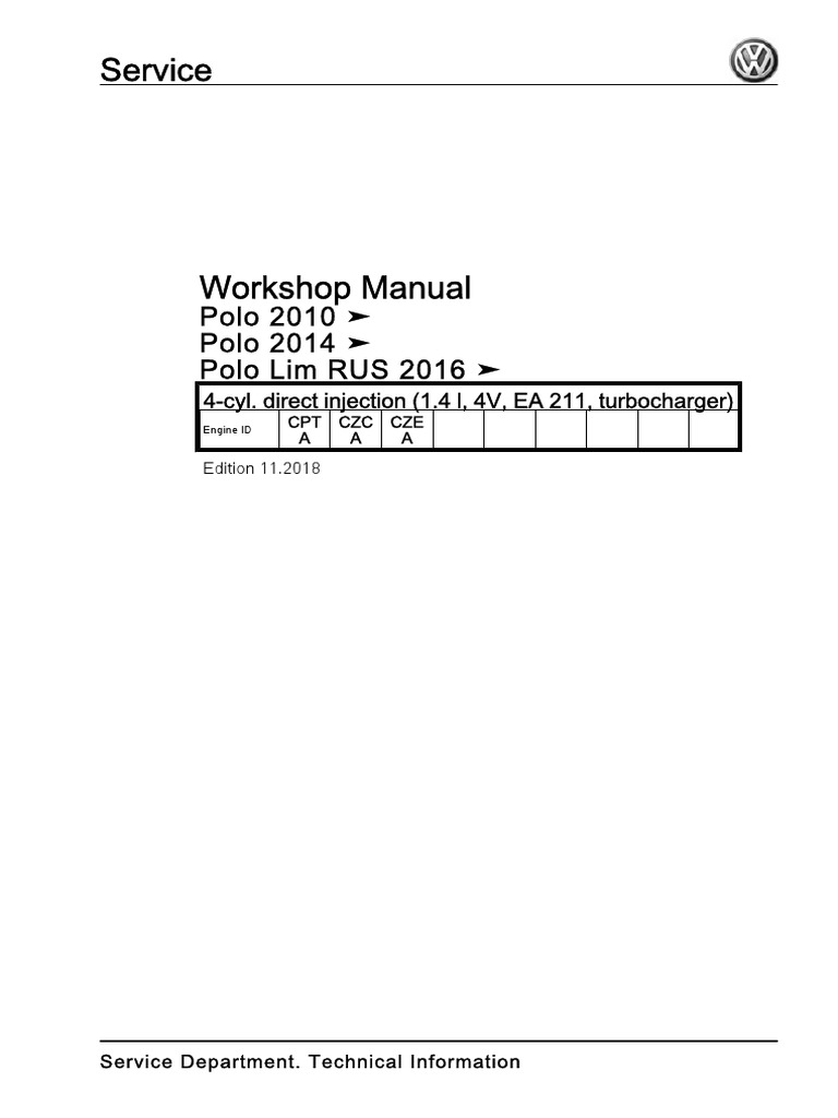 Engine Cpta Czca Czea Ea211 Eng | PDF | Radiator | Turbocharger