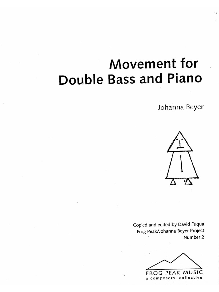 Johanna Beyer - Movement For Double Bass and Piano | PDF