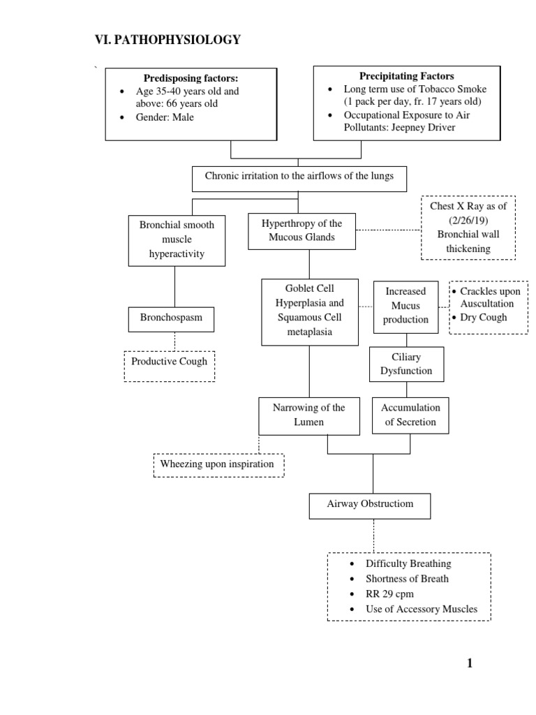Vi. Pathophysiology: Precipitating Factors Predisposing Factors | PDF ...