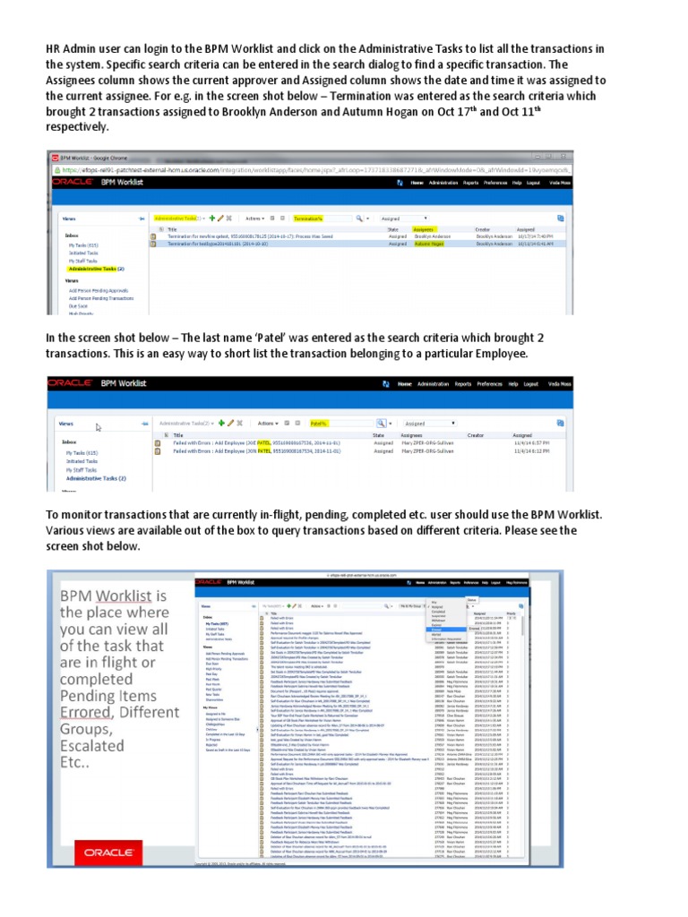 Creating Custom View and Reports in BPM Worklist | PDF | Computing ...
