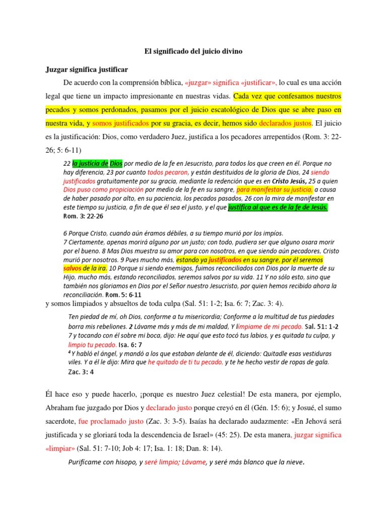 El Significado Del Juicio Divino | PDF | Pecado | Noé