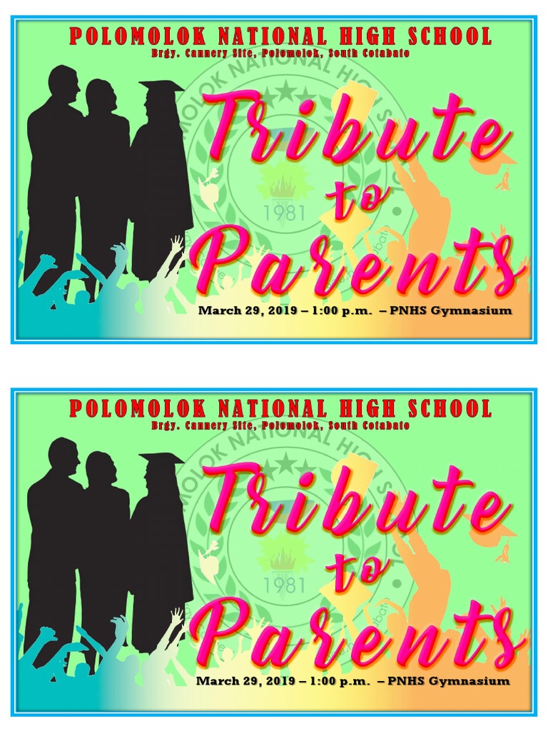 Tribute To Parents | PDF