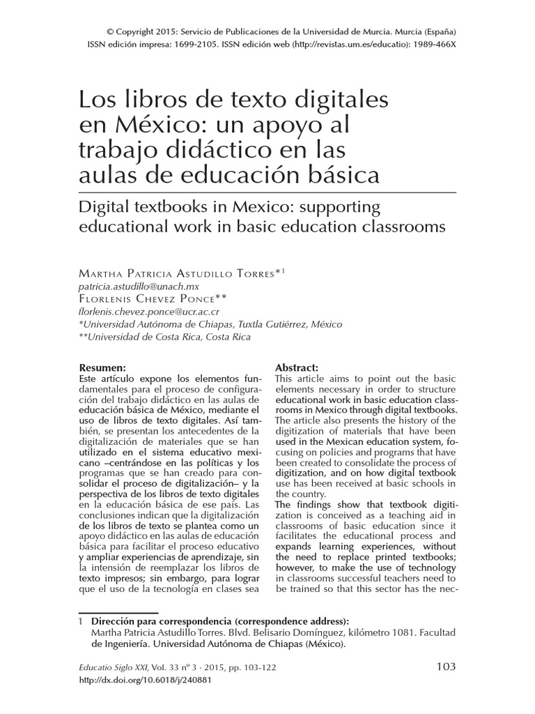 2015 Libros de Texto Digitales en México | PDF | Educación primaria ...