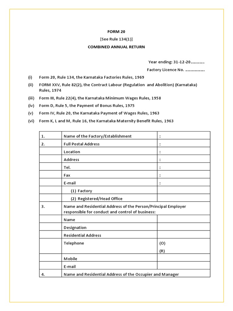 Combined Annual Return Forms | PDF | Employment | Salary