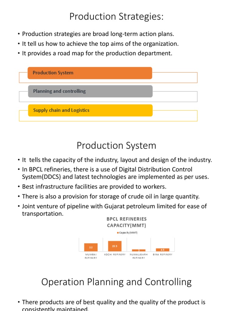Production Strategies | PDF
