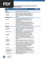 Jbi Scoping Review Template | PDF | Systematic Review | Information Science