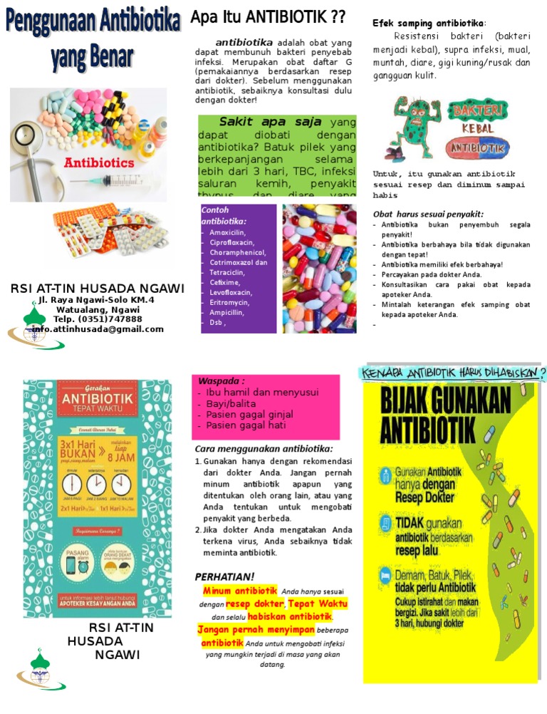 Leaflet Antibiotik | PDF