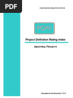 Project Definition Rating Index Overview | PDF | Infrastructure ...