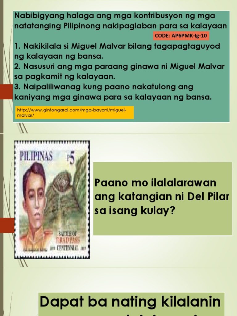 DEVICES - AP6, QI, WEEK 9, DAY 2-Mga Kontribusyon NG Mga Natatanging ... DEVICES - AP6, QI, WEEK 9, DAY 2-Mga Kontribusyon NG Mga Natatanging ...