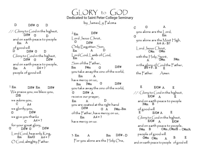 A Musical Homage to God: A Hymn of Praise Dedicated to Saint Peter ...