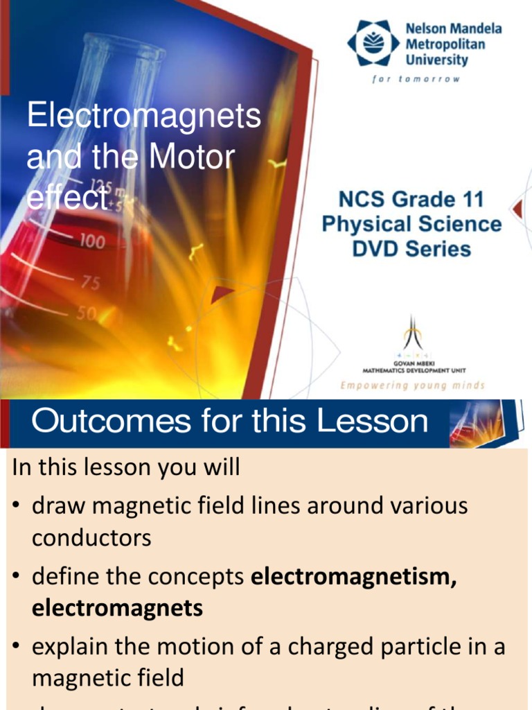 Gr11 Lesson15 Electromagnets | PDF | Magnetic Field | Electric Current