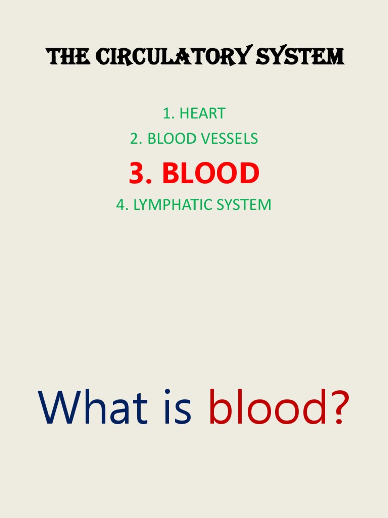 Understanding the Blood System | PDF | Blood | Red Blood Cell