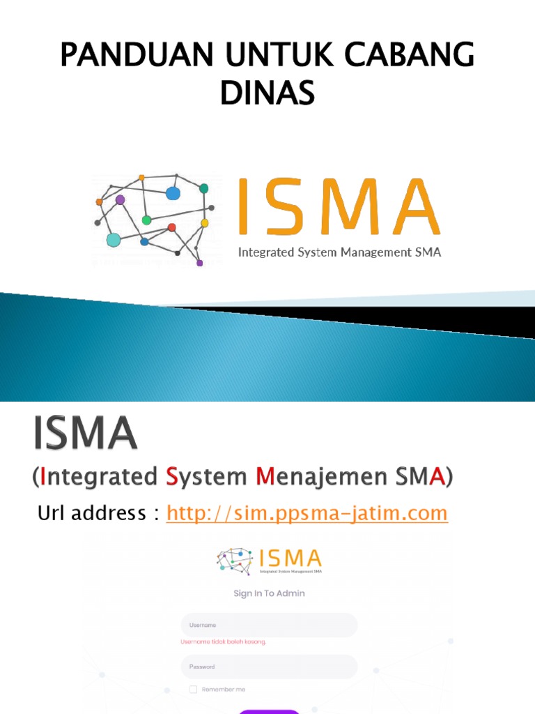 Panduan Isma User Sekolah | PDF