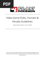 Enforcement of Play! Pokémon Policies | PDF | Pokémon | Harassment